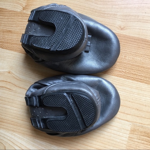 Bloch | Shoes | Bloch Folding Silver Ballet Slippers Flats | Poshmark